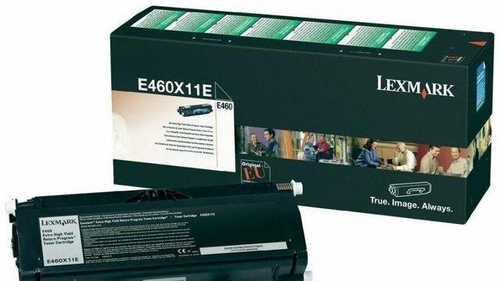 Lexmark E460X11E тонер-картридж черный (15000 стр