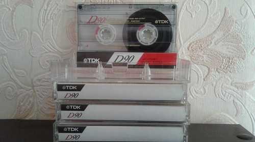 Аудиокассета TDK D90 с записью