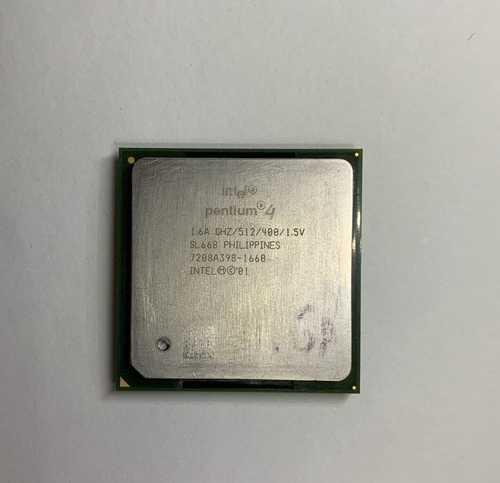 Intel Pentium 4: 1.6GHz/512/400/1.5V Socket 478
