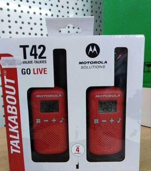 Рация Motorola Talkabout T42 (комплект 2шт)