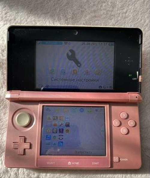Nintendo 3ds old pink японочка