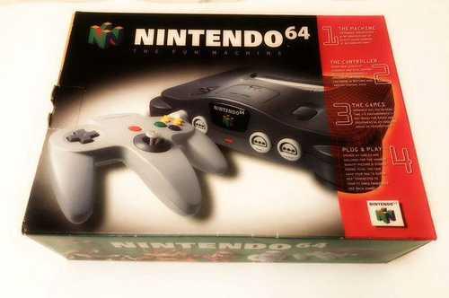 Nintendo 64 N64 USA полный комплект в коробке