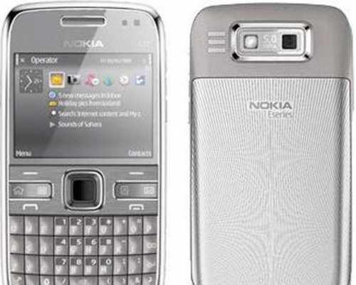 Nokia E 72 silver