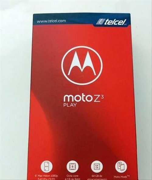 Motorola Moto Z3 Play - 1SIM - 4GB/64GB - Новый