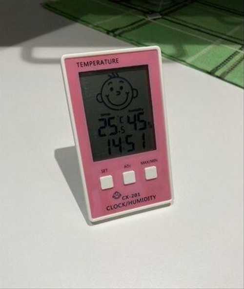 Гигрометр часы термометр CX-201