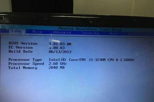 Ноутбук DNS 01644783 intel core i5-3230M