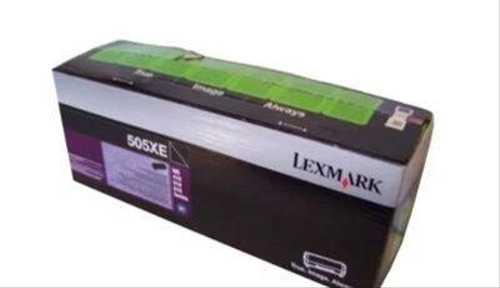 Оригинальный картридж Lexmark 50F5X0E 505XE черный
