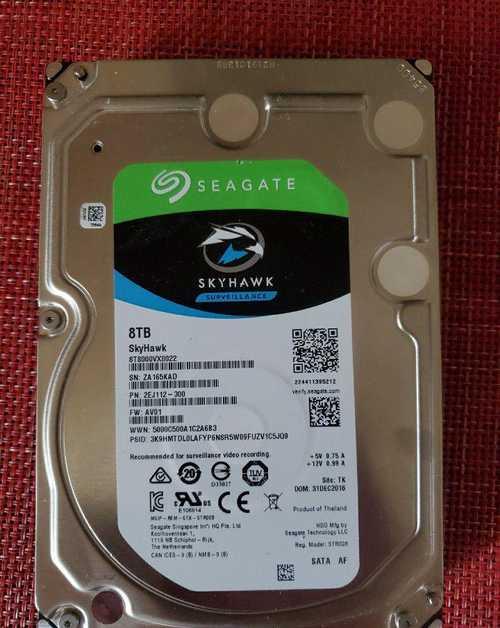 Hdd 4тб skyhawk seagate