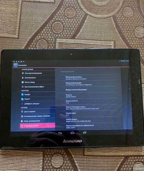 Планшет lenovo ideaTab S6000-H