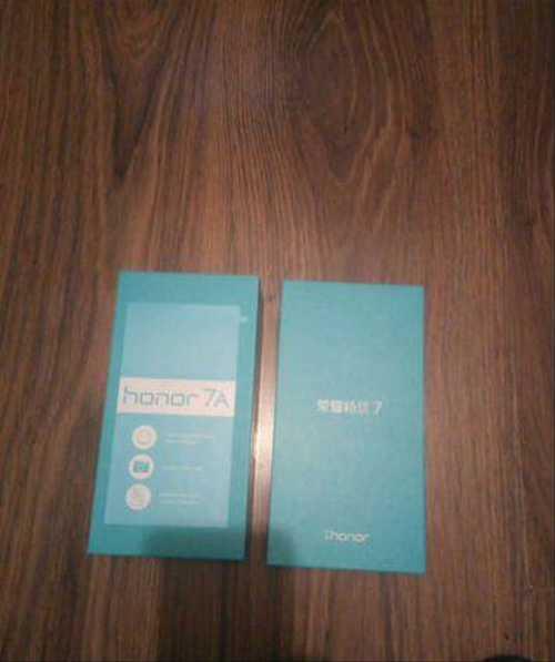 Honor7A коробки