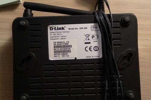 Wifi роутер dlink dir-300