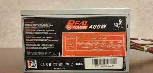 Блок питания Real Power 400W (в порядке)