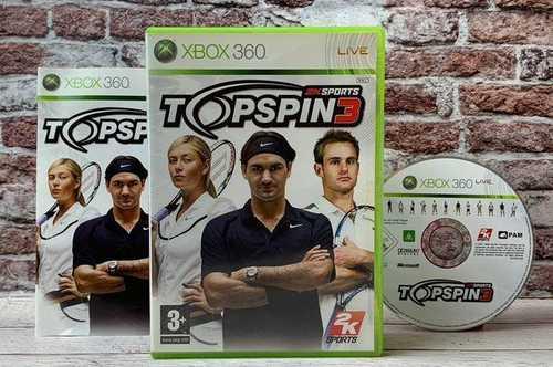 Topspin 3 sports для xbox 360