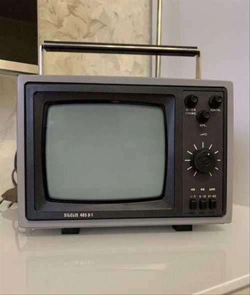 Телевизор СССР silelis 405 D-1 для антуража