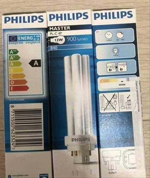 Лампа энергосберегающая philips master