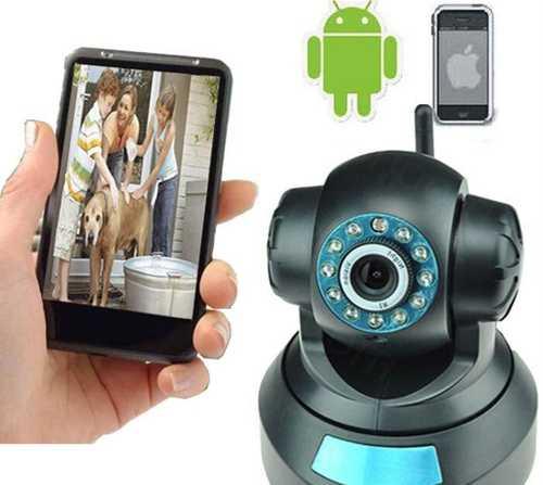 Wi-Fi web camera online для офиса, кафе с облаком