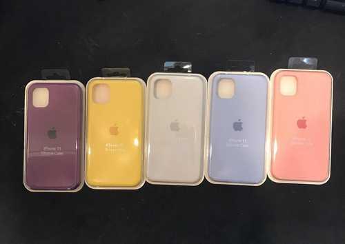 Чехлы на iPhone 11 + защитное стекло в подарок