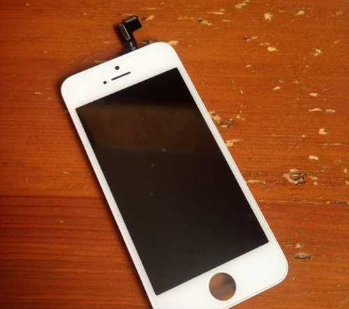 iPhone 5S белый дисплей оригинал