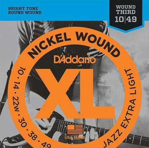 D'Addario 10-49 Nickel Would струны для э/г