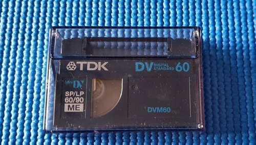 Видеокассета mini DVM60 TDK