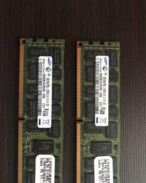 Оперативная память SAMSUNG 2х4Gb DDR3 ECC REG