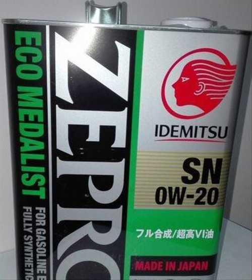 Моторное масло Идемитсу Idemitsu 4л Zepro 0W20 | Festima.Ru .