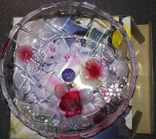 Тарелка Soga Napoli Rose 16 см стекло