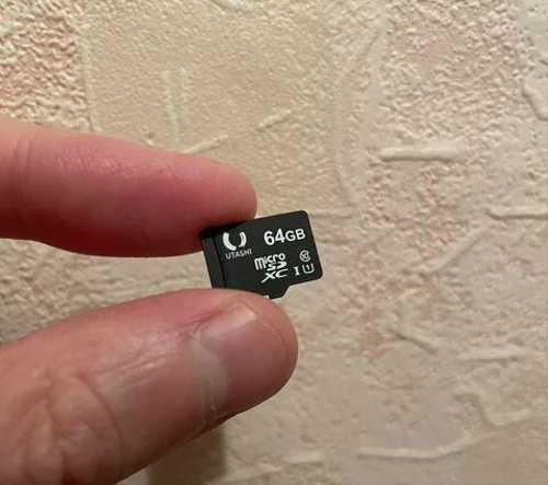 Карта памяти MicroSD Utashi UT64gbsdcl10-00