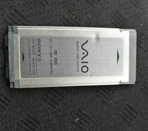 Адаптер карт памяти на Sony Vaio. Оригинал