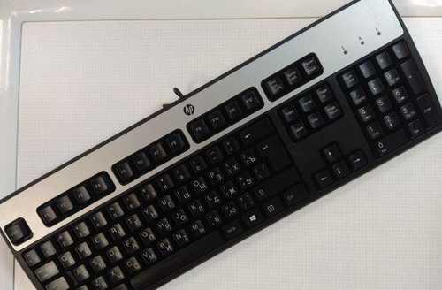 Клавиатура офисная HP KB-0316 PS/2 Silver-Black