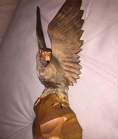 Орел СССР Статуэтка деревянная Птица
