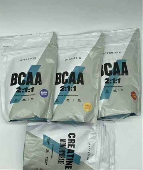 Креатин моногидрат bcaa, бцаа Myprotein