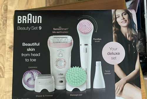 Новый эпилятор Braun beauty set 9