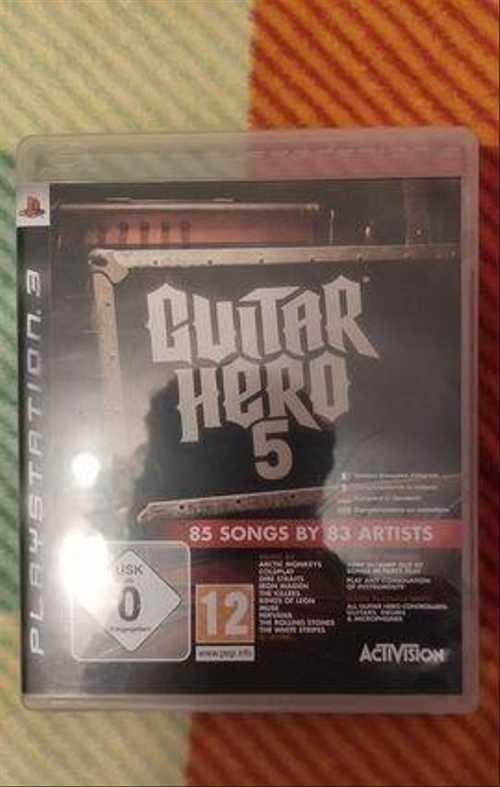 Диск Guitar hero 5 для ps3
