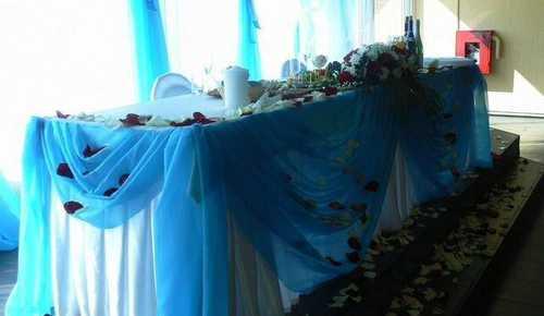 Ткань для оформления свадьбы, торжества