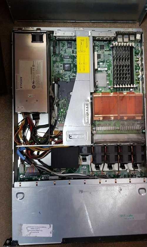 Сервер 1U DualXeon604 оп 3 Гб ECC DDR 5 Ж.Д. SATA