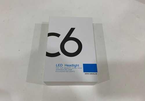 Cветодиодные LED лампы C6 нb3 6000K 9-32V 3800Lm