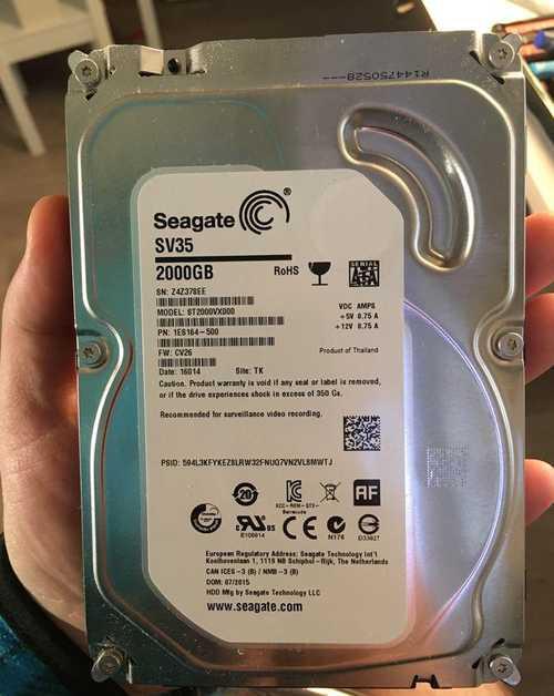 Жесткий диск Seagate SV35 2TB
