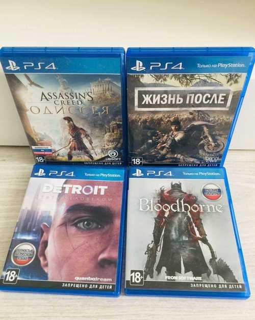 Игры для PS4 Detroit, Assassing Creed, Daysgone