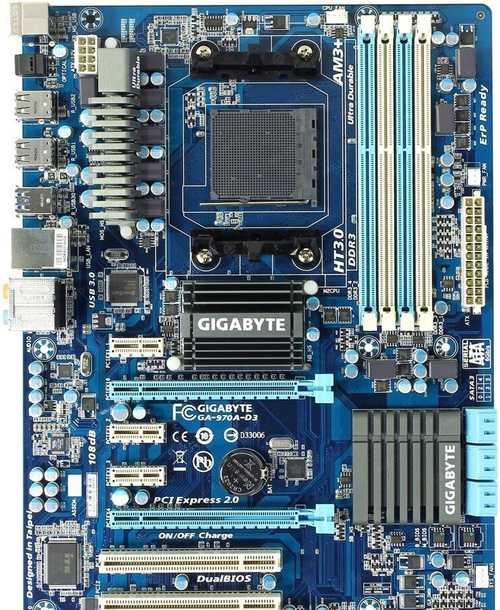 Связка Am3+ Fx6300,GA-970a-d3 v.1,Kllisre DDR3 16G