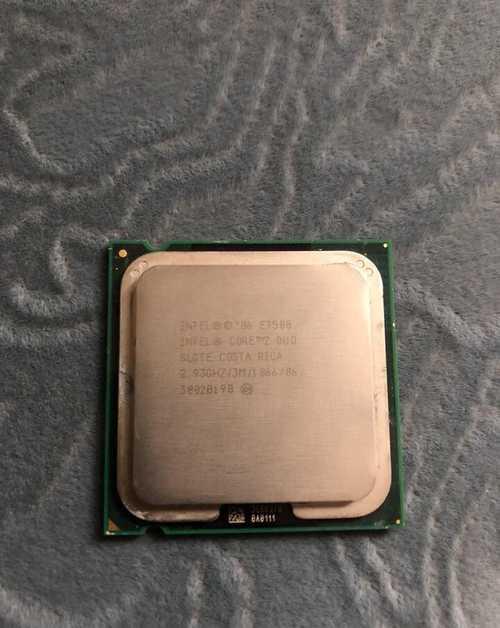 Процессор Intel DualCore 2 Duo e7500 и Asus p5p43t