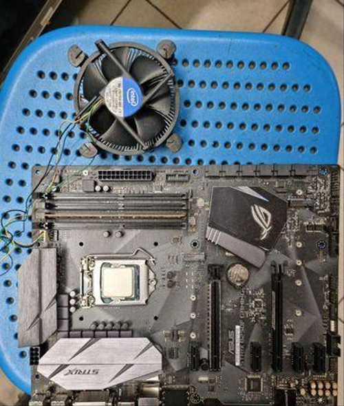 Материнская плата Asus Strix B250F на запчасти