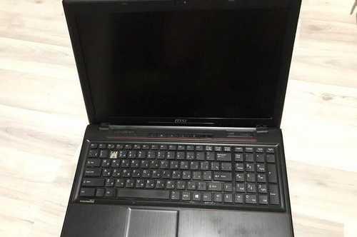 Игровой ноутбук MSI i5, 8гб, 500гб