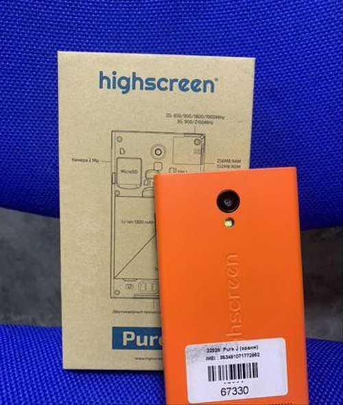 Новый смартфон Highscreen Pure