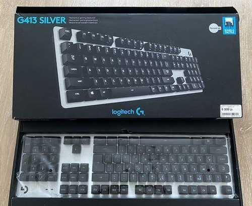 Клавиатура logitech g413 silver