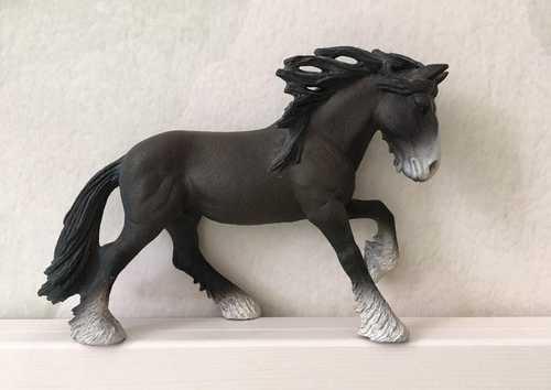 Лошадь schleich шайр жеребец