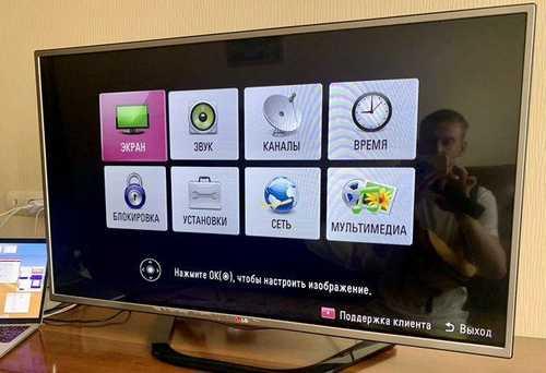 Телевизор (42 дюйма) LG-42LA615V-ZE +поддержка 3D