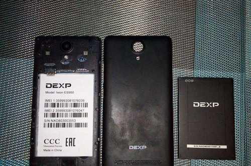 Dexp es950 аккумулятор совместимость