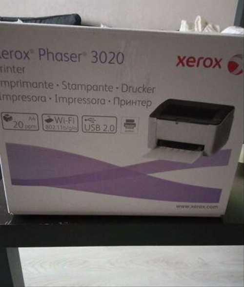 Принтер лазерный Xerox Phaser 3020, ч/б, А4