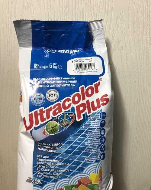 Затирка швов Mapei Ultracolor Plus №100 (Белый) 5